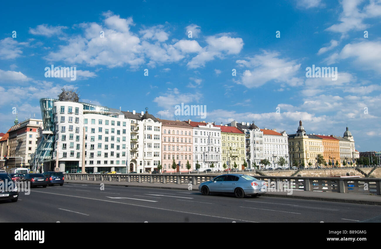 modern architecture Dancing House Prague Czech Republic Stock Photo - Alamy