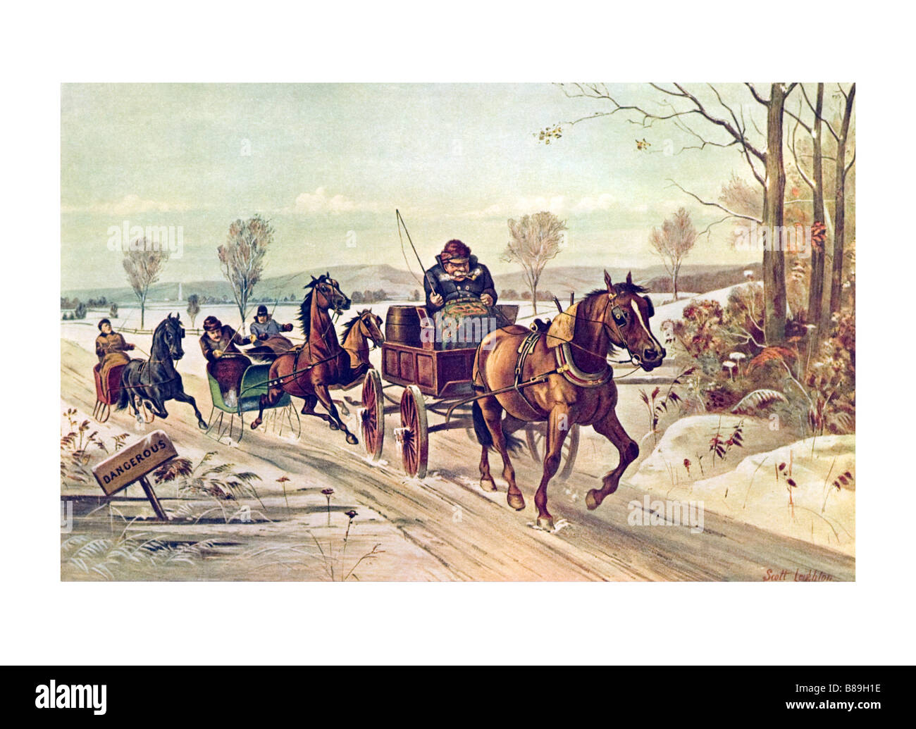 Currier And Ives Stock Photos & Currier And Ives Stock Images - Alamy
