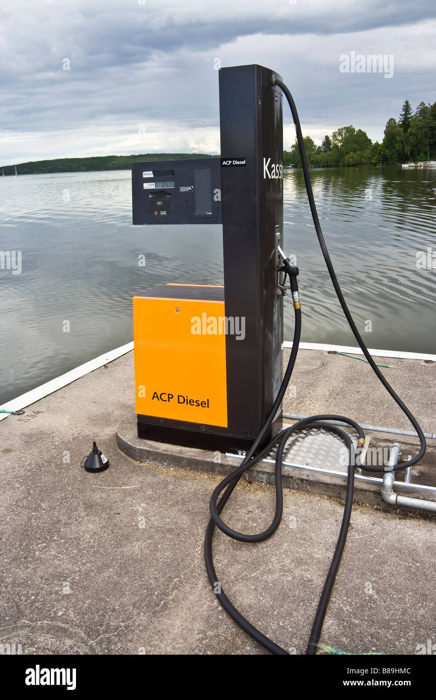marine gasoline pump Stock Photo - Alamy