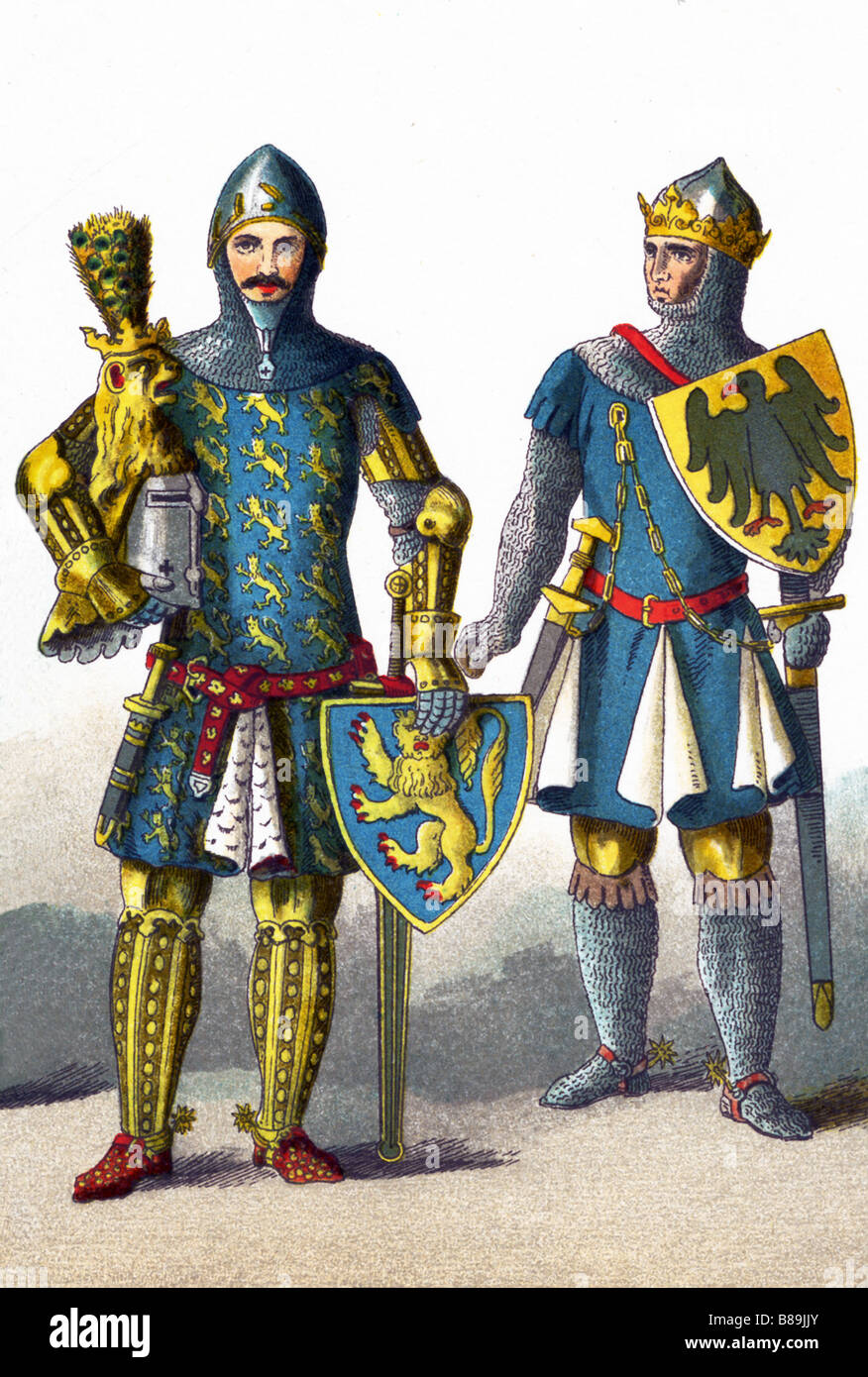 German Nobles, 1300-1350 Stock Photo - Alamy