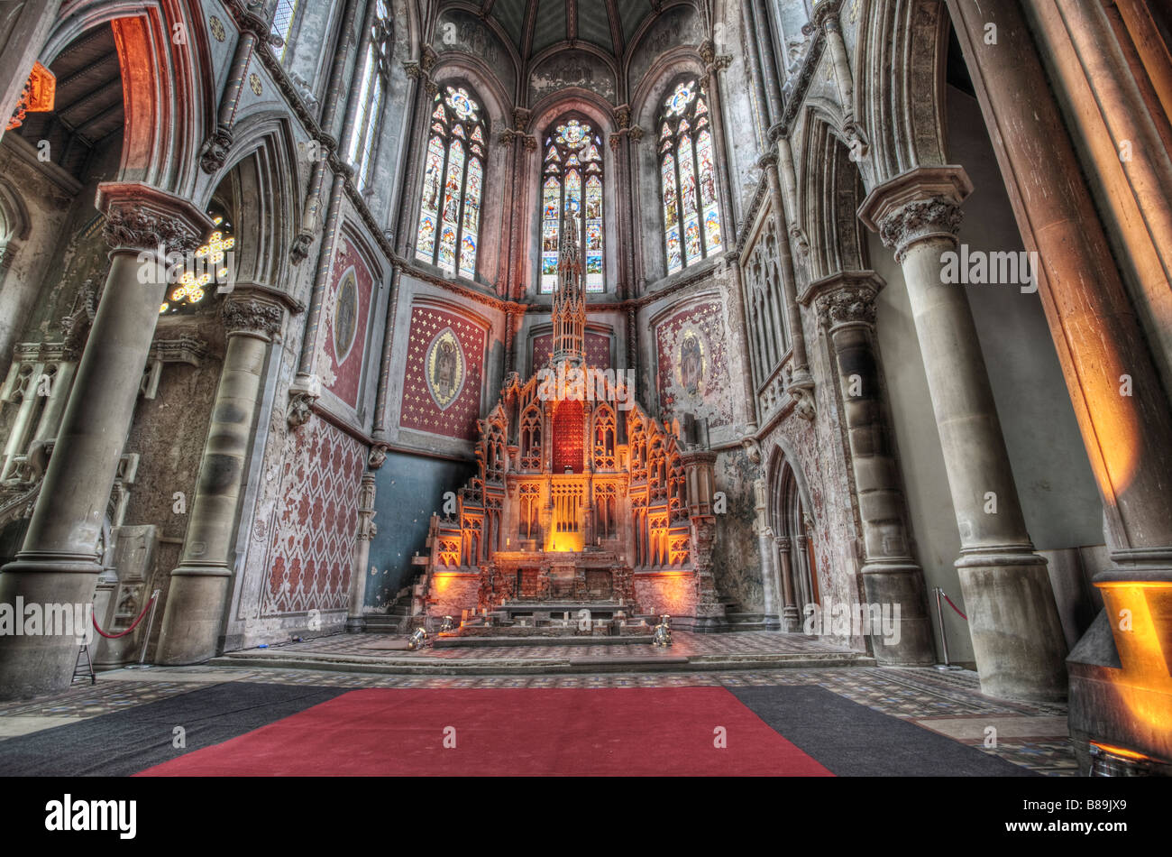 HDR: The altar. Gorton Monastery, Gorton, Greater Manchester, United ...