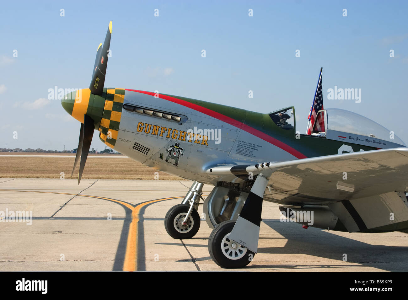 North American P-51 Mustang Gunfighter Stock Photo - Alamy