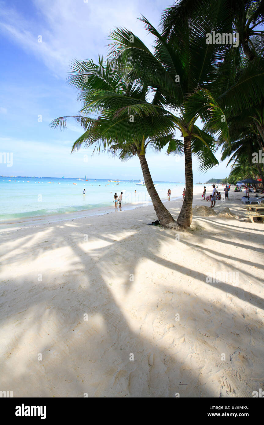Beautiful beach in Boracay island Stock Photo - Alamy