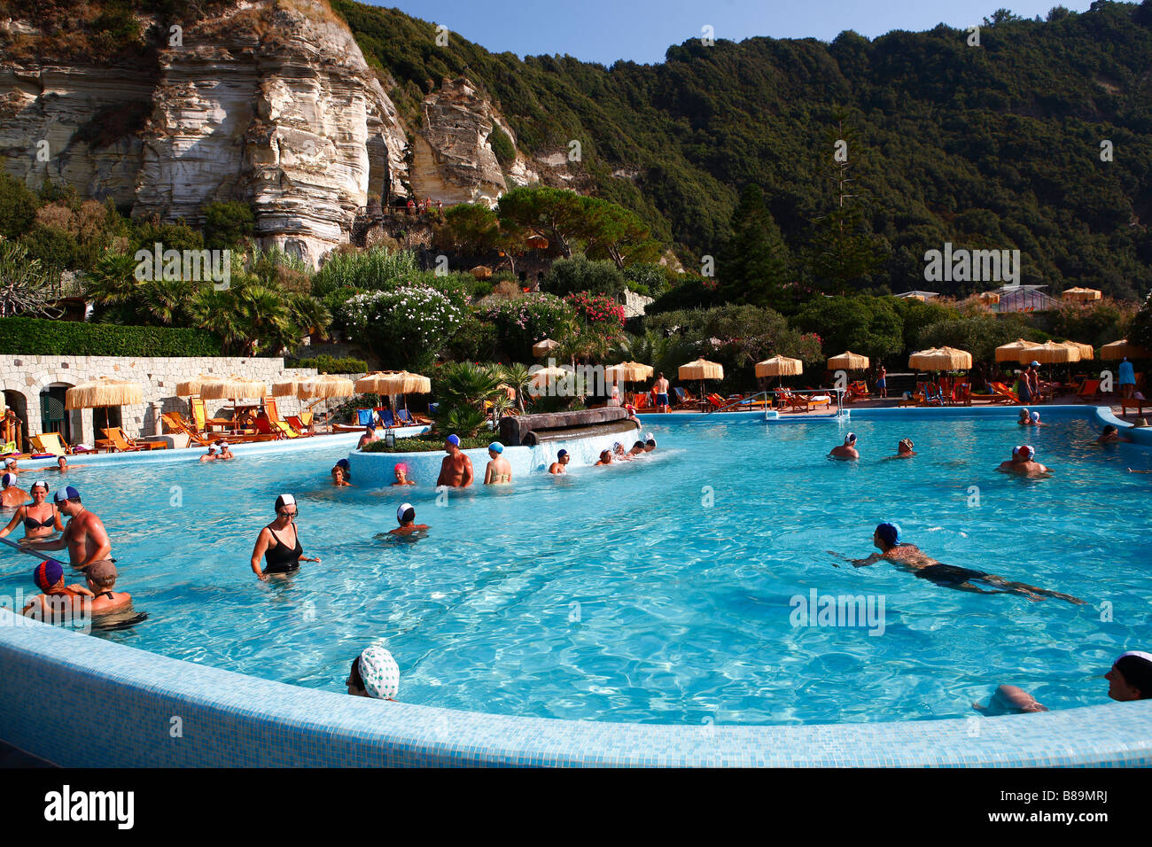 Ischia spa park Poseidon Stock Photo - Alamy
