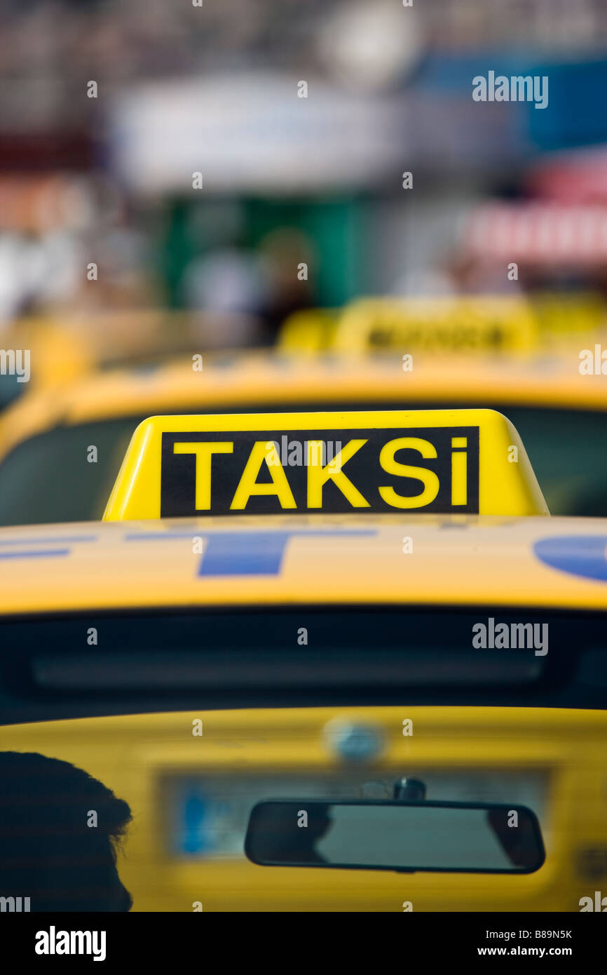 Taxi Istanbul Turkey Stock Photo - Alamy