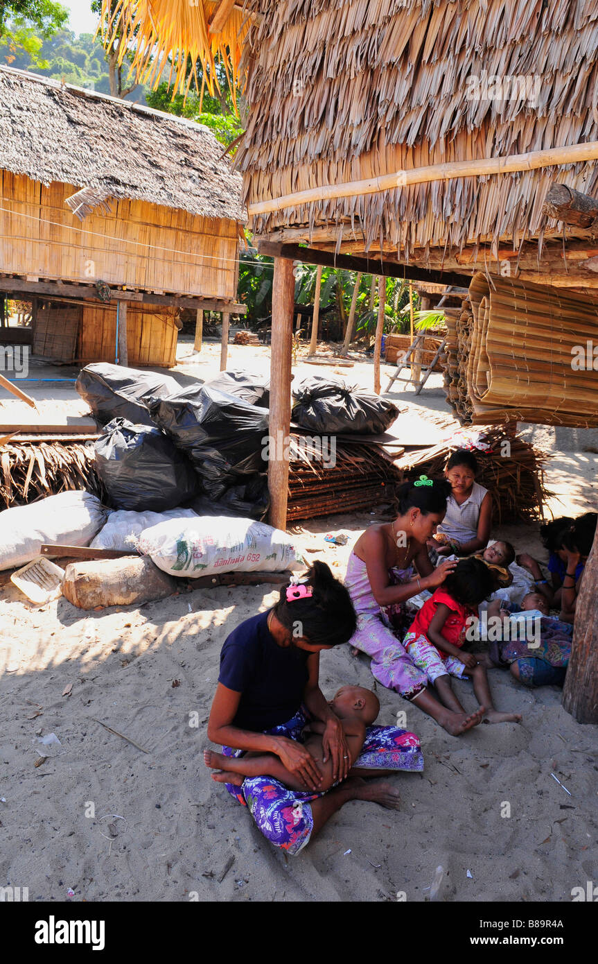 Sea Gypsy Moken people Lifestyle,Koh Susin,PhangNga,Southern Thailand ...