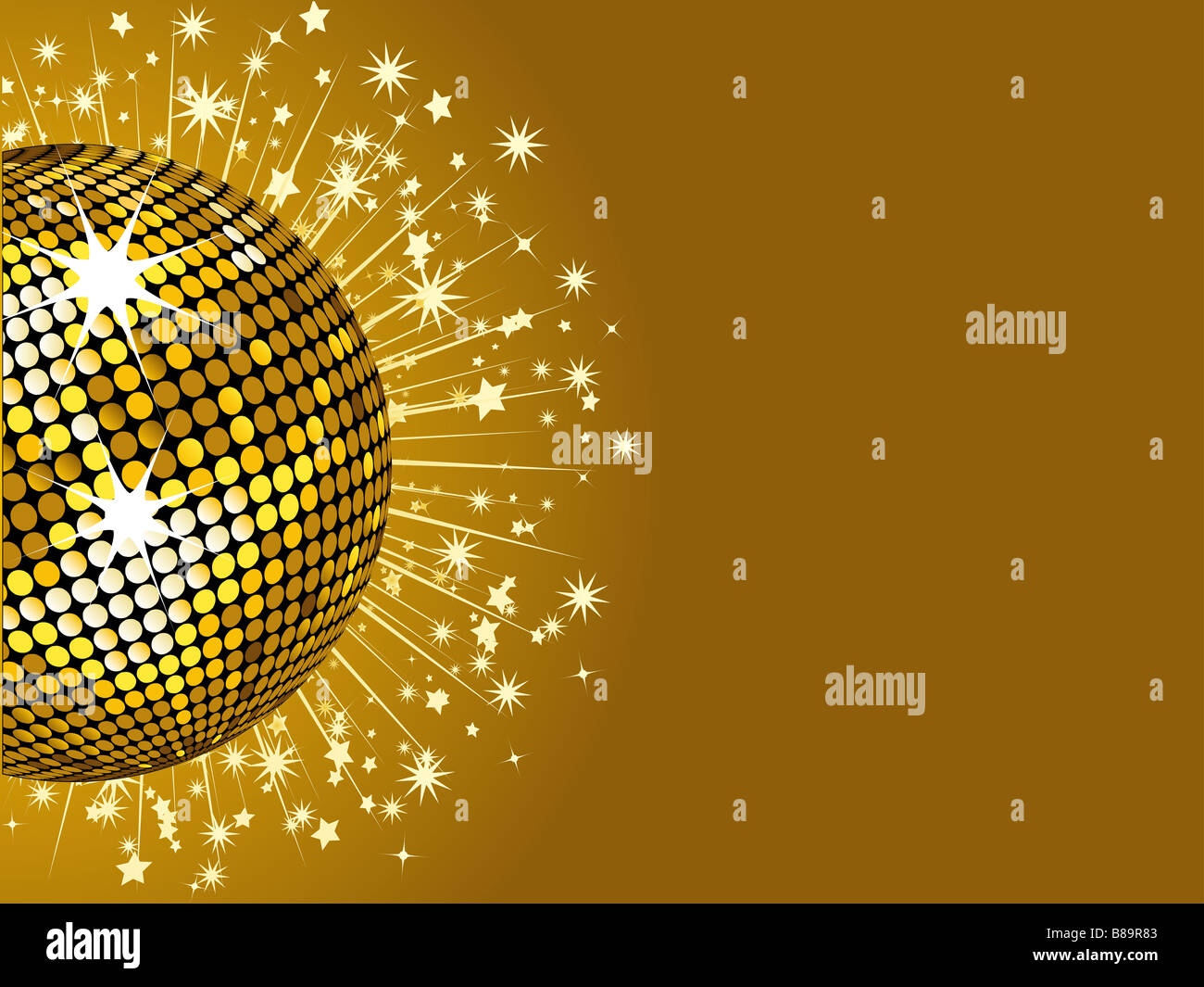 Gold Disco Background