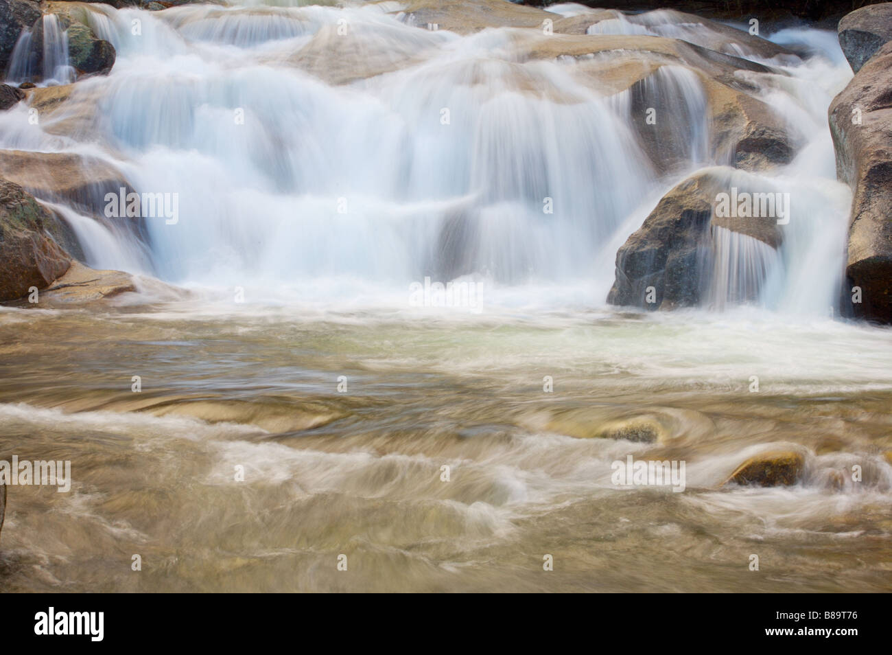 a photo of a water torrent in the forest Stock Photo - Alamy