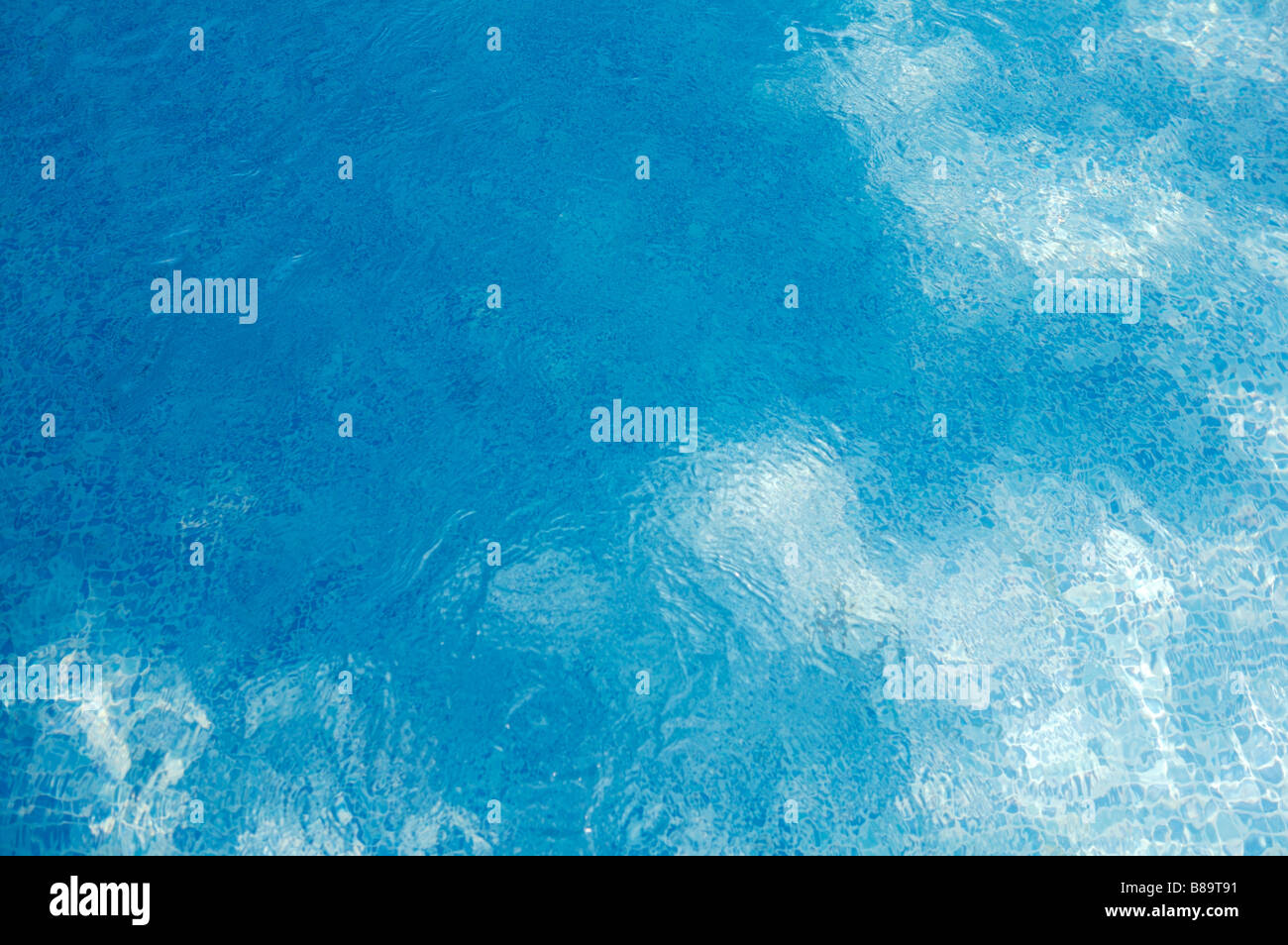 Refreshing water of swimming pool in summer Stock Photo - Alamy