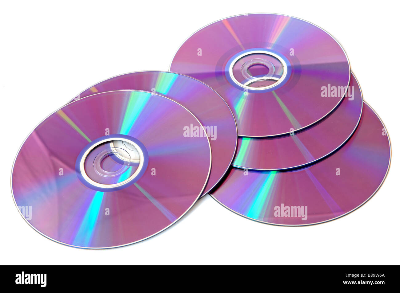 photo of a compact disk a over white background Stock Photo - Alamy
