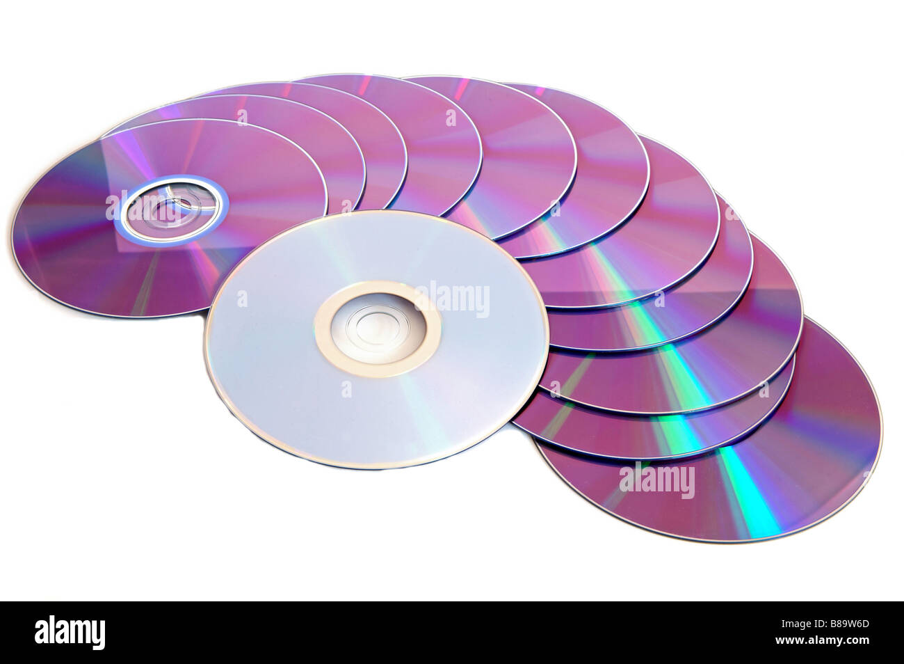 CD background a over white background Stock Photo - Alamy
