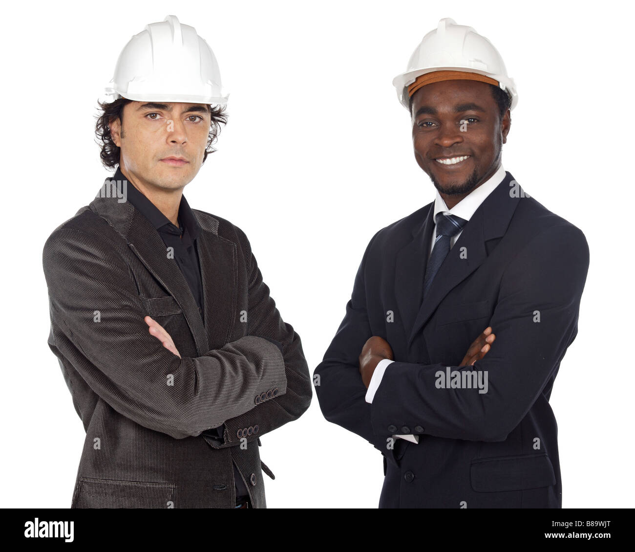 African engineer planning Cut Out Stock Images & Pictures - Alamy