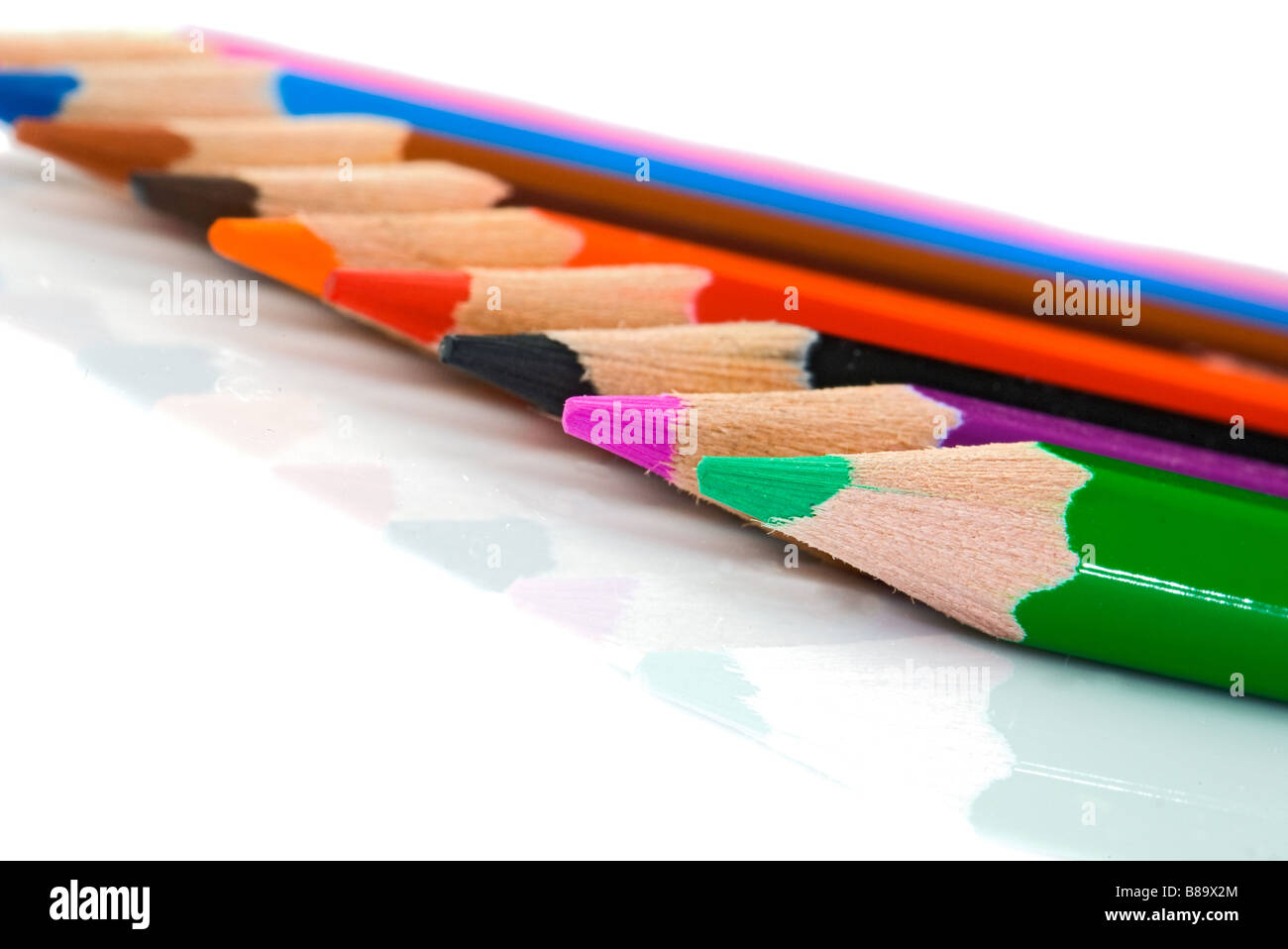 Pink pencil reflection drawing hi-res stock photography and images - Alamy