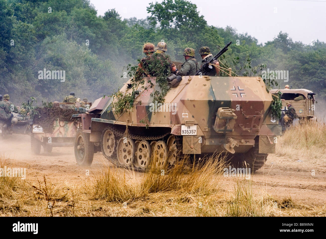 German soldiers in truck hi-res stock photography and images - Alamy