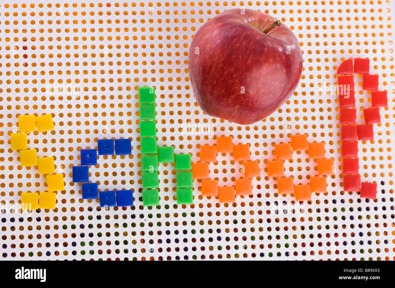 Fruit word mosaic hi-res stock photography and images - Alamy