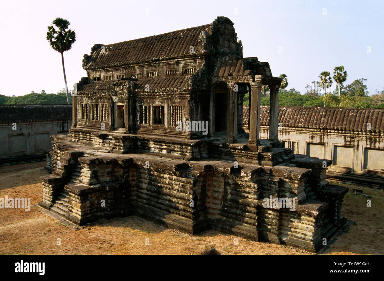 Library Angkor Wat Angkor Cambodia Stock Photo - Alamy