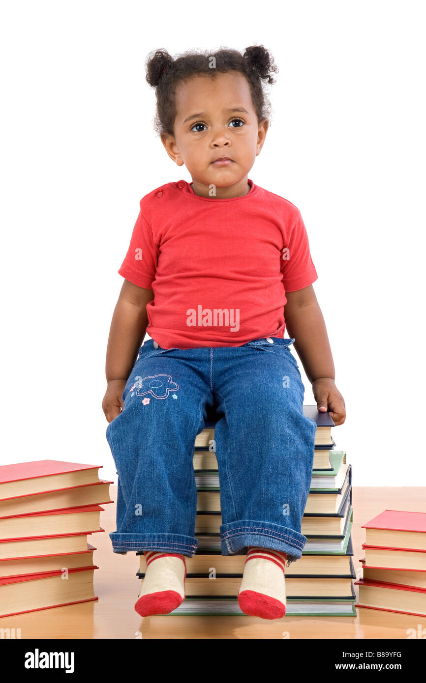 Adorable african baby sitting on hi-res stock photography and images ...