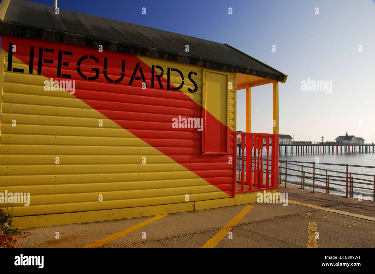 Lifeguard huts hi-res stock photography and images - Alamy