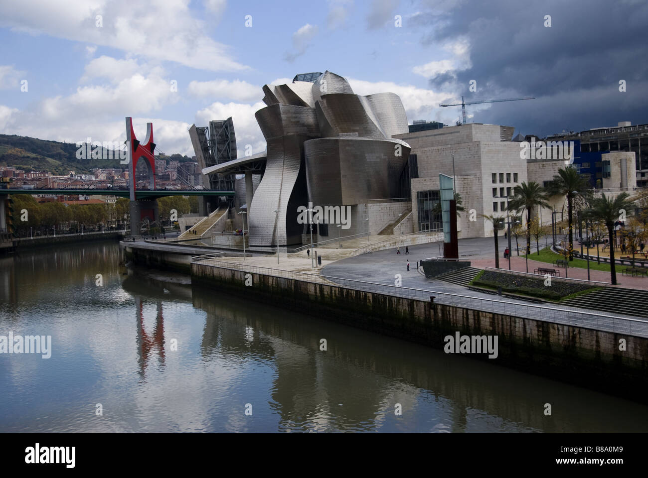 The Guggenheim Museum in Bilbao Spain was designed by architect Frank ...