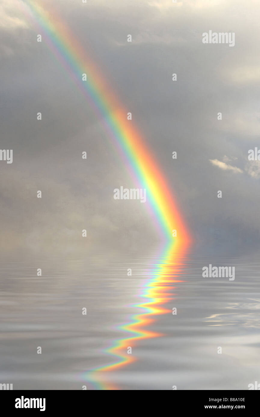 Rainbow sea reflect hi-res stock photography and images - Alamy