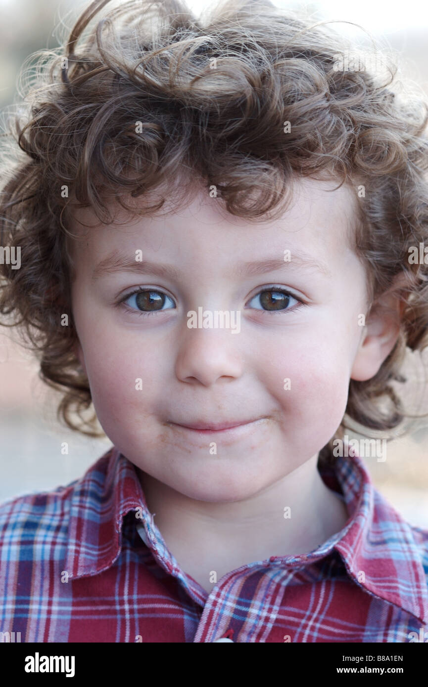 photo of an adorable happy boy smiling Stock Photo - Alamy
