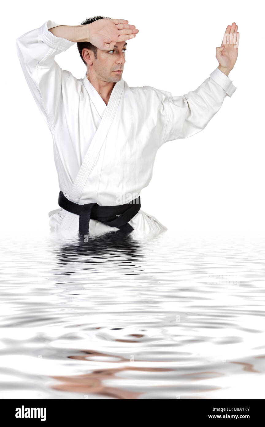 Black belt karate expert hi-res stock photography and images - Alamy