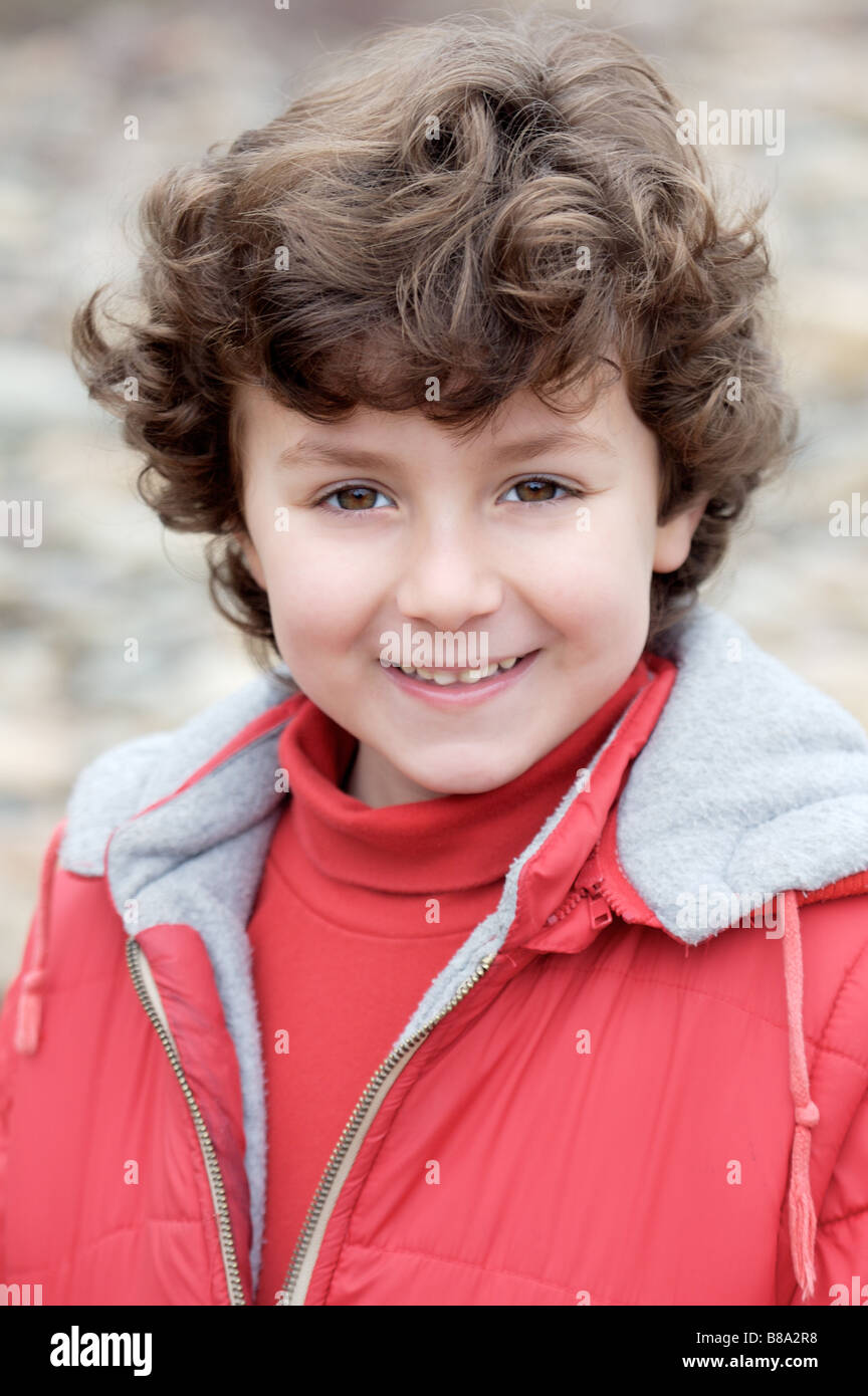 Happy child smiling isolated from the background Stock Photo - Alamy