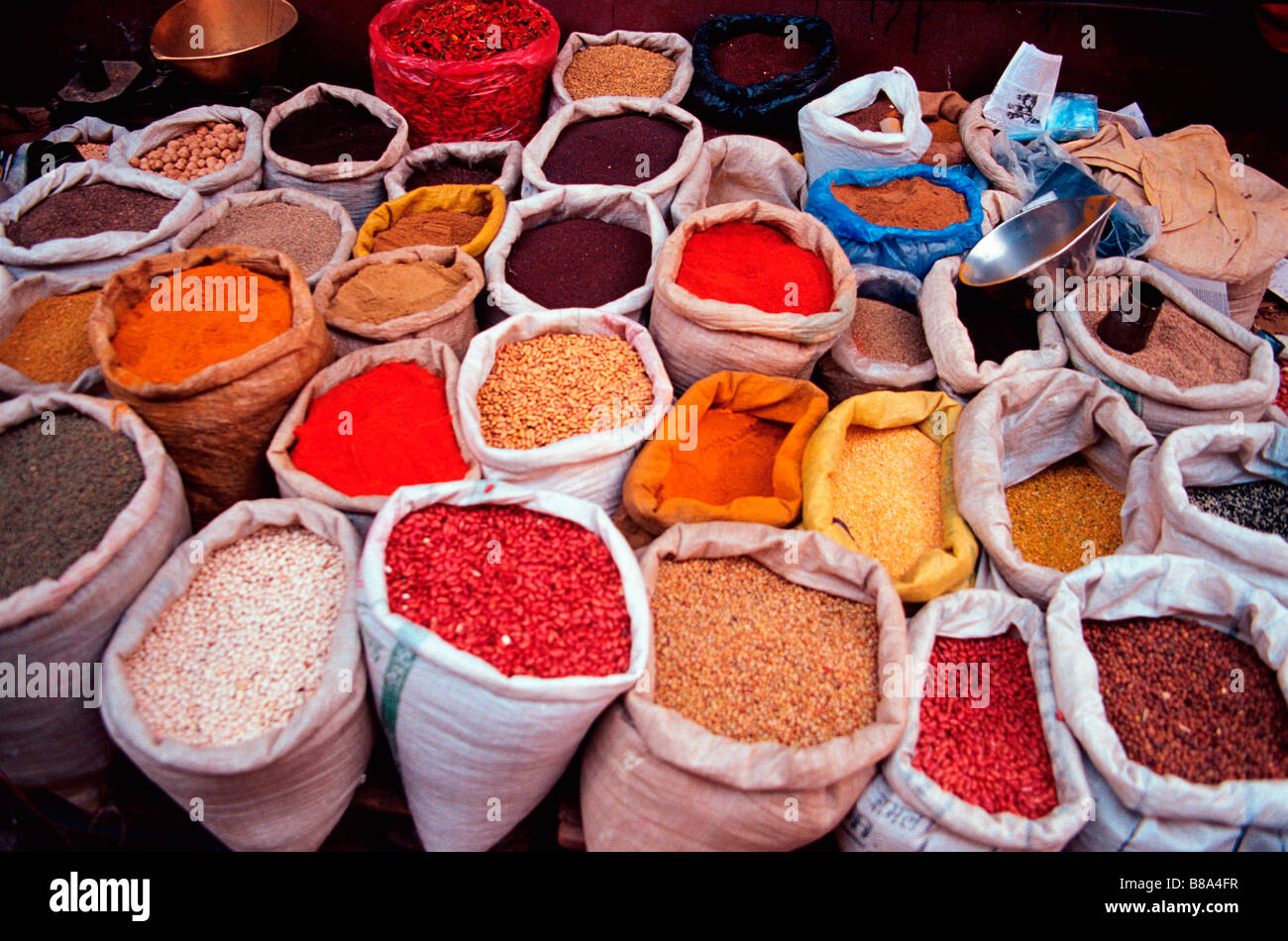 Nepal,Spices,Nuts and Herbs Stock Photo - Alamy