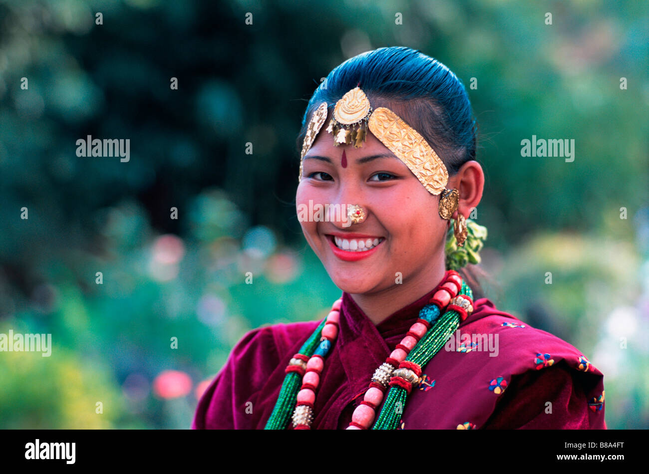 Nepal,Sorathi Dance Costume MR47-34 Stock Photo - Alamy
