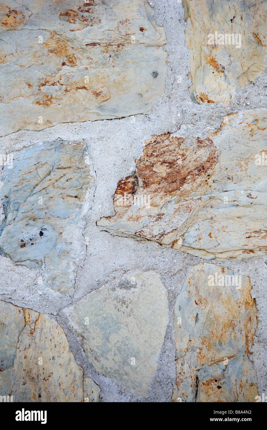 A photo of a stone and concrete wall Stock Photo - Alamy