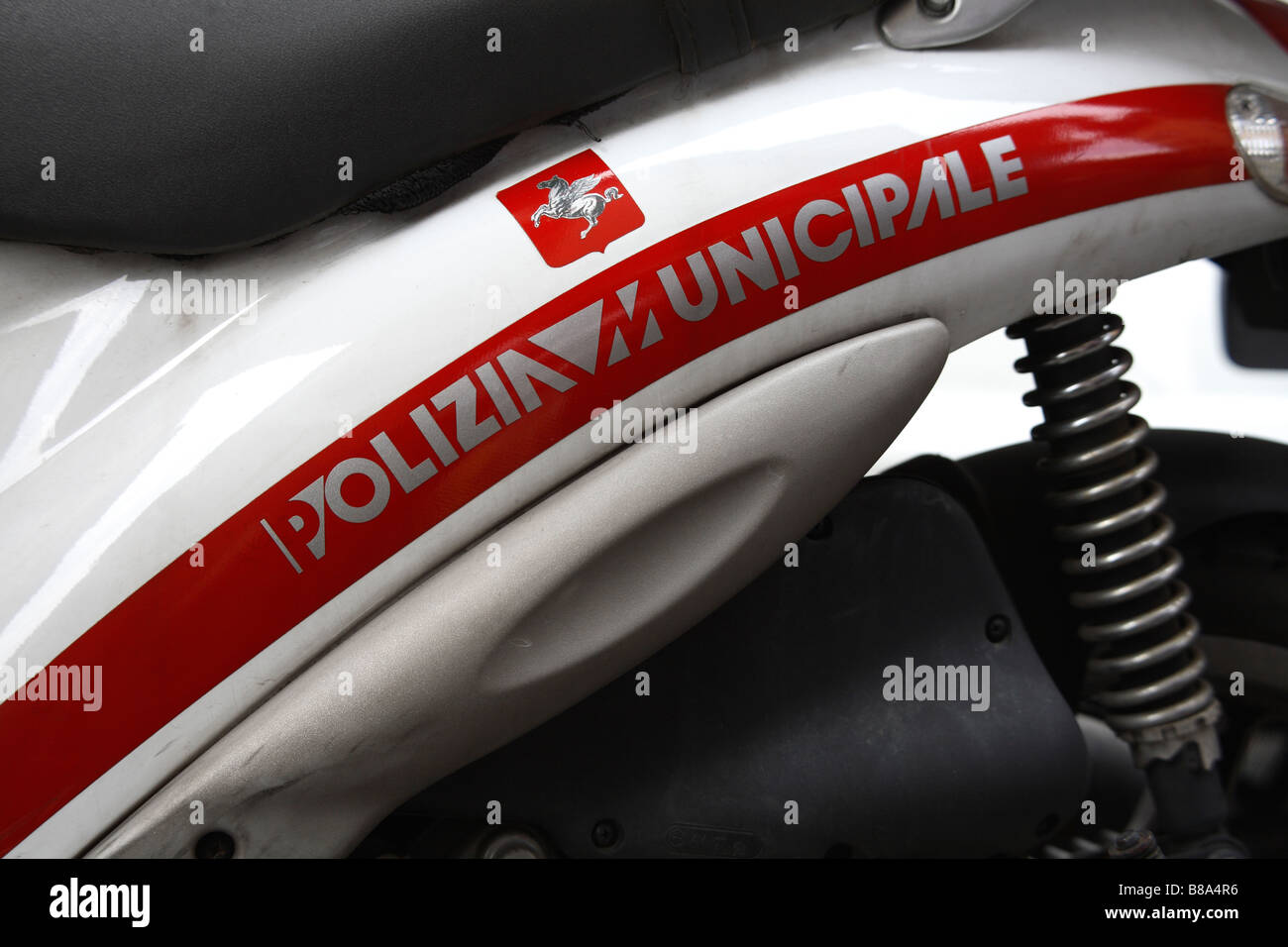 Italy,Tuscany,Florence,Police Vehicle,Sign,Motor Bike,Detail Stock ...