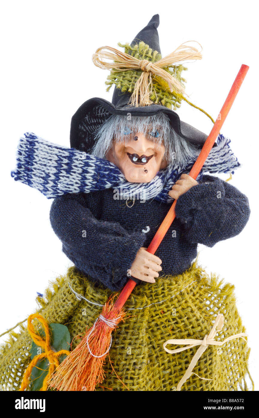 photo of one witch and its broom Stock Photo - Alamy