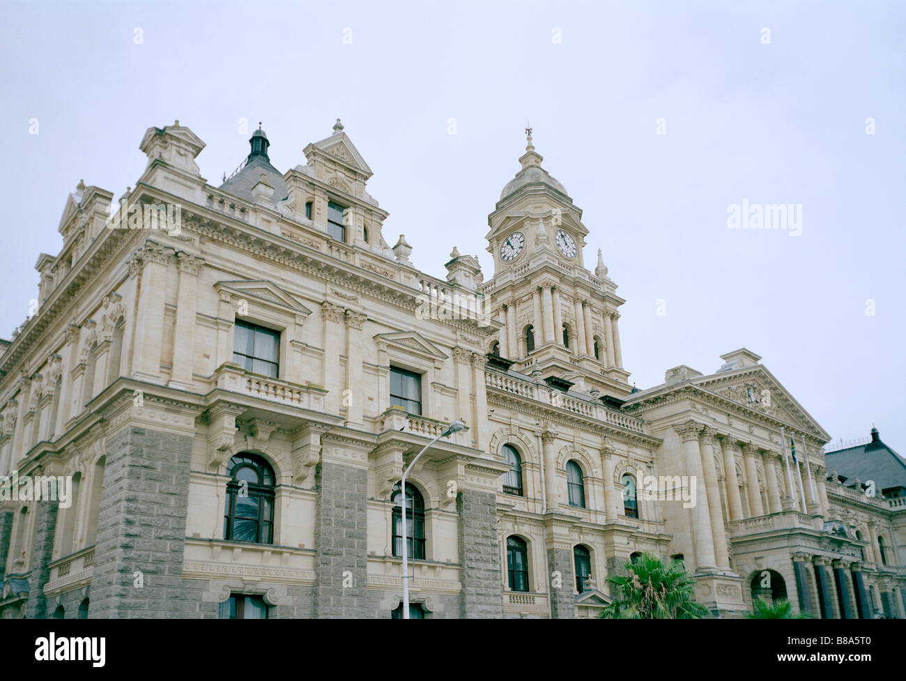 City Hall in Cape Town in South Africa in Sub Saharan Africa. Apartheid ...