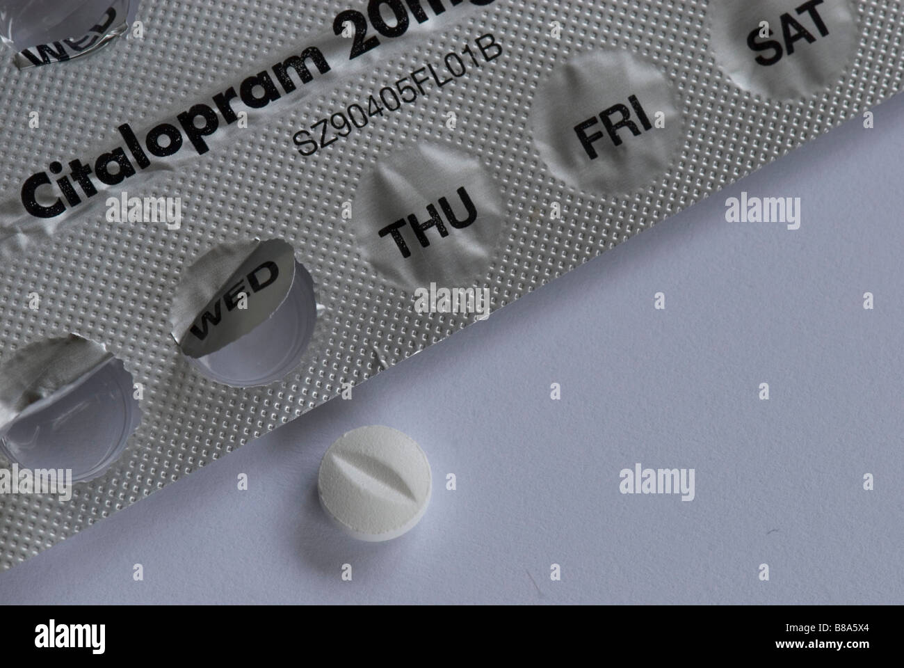 One pill per day Stock Photo - Alamy