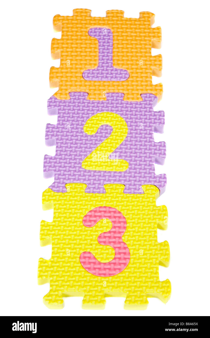 photo of a numbers over a white background Stock Photo - Alamy
