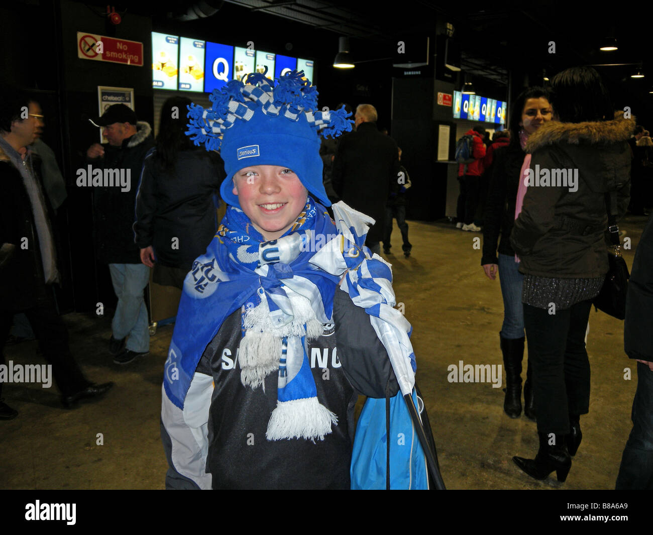 Chelsea football supporter hi-res stock photography and images - Alamy