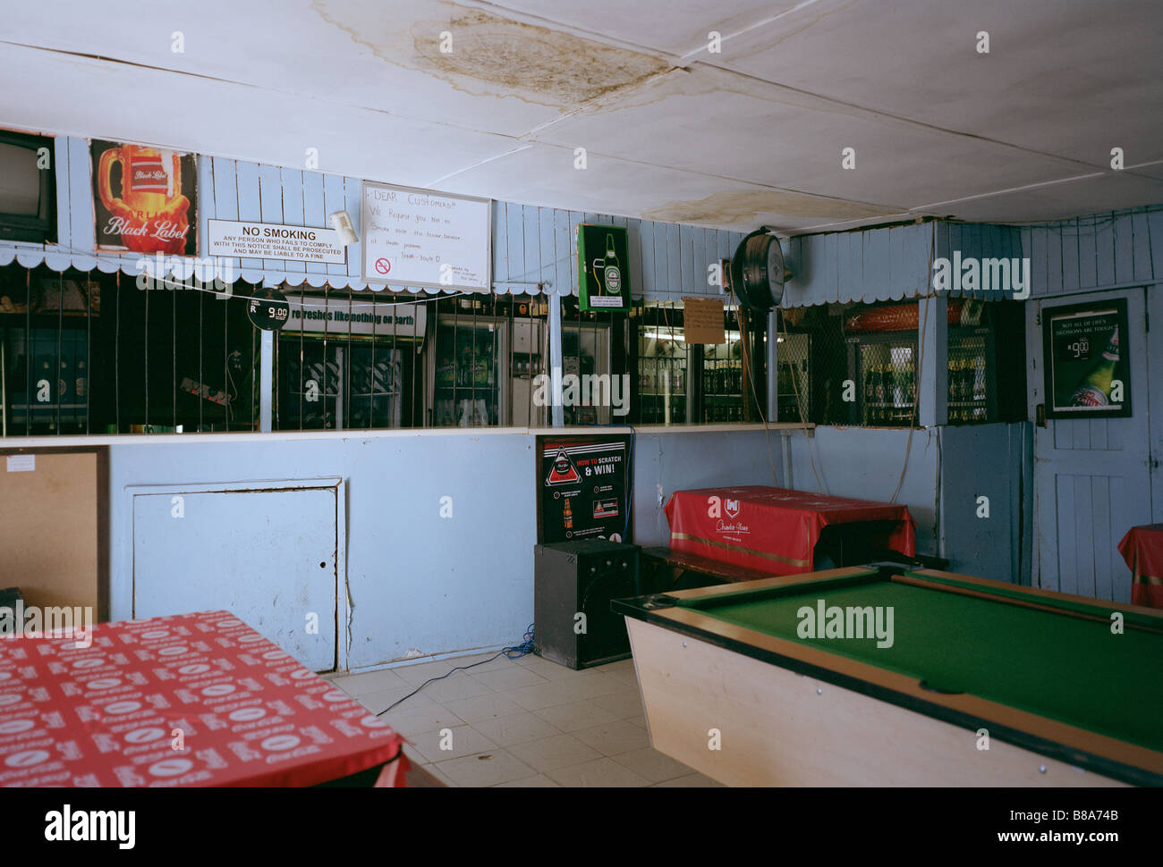 Slum drinking bar in Khayelitsha Township in Cape Flats in Cape Town in ...
