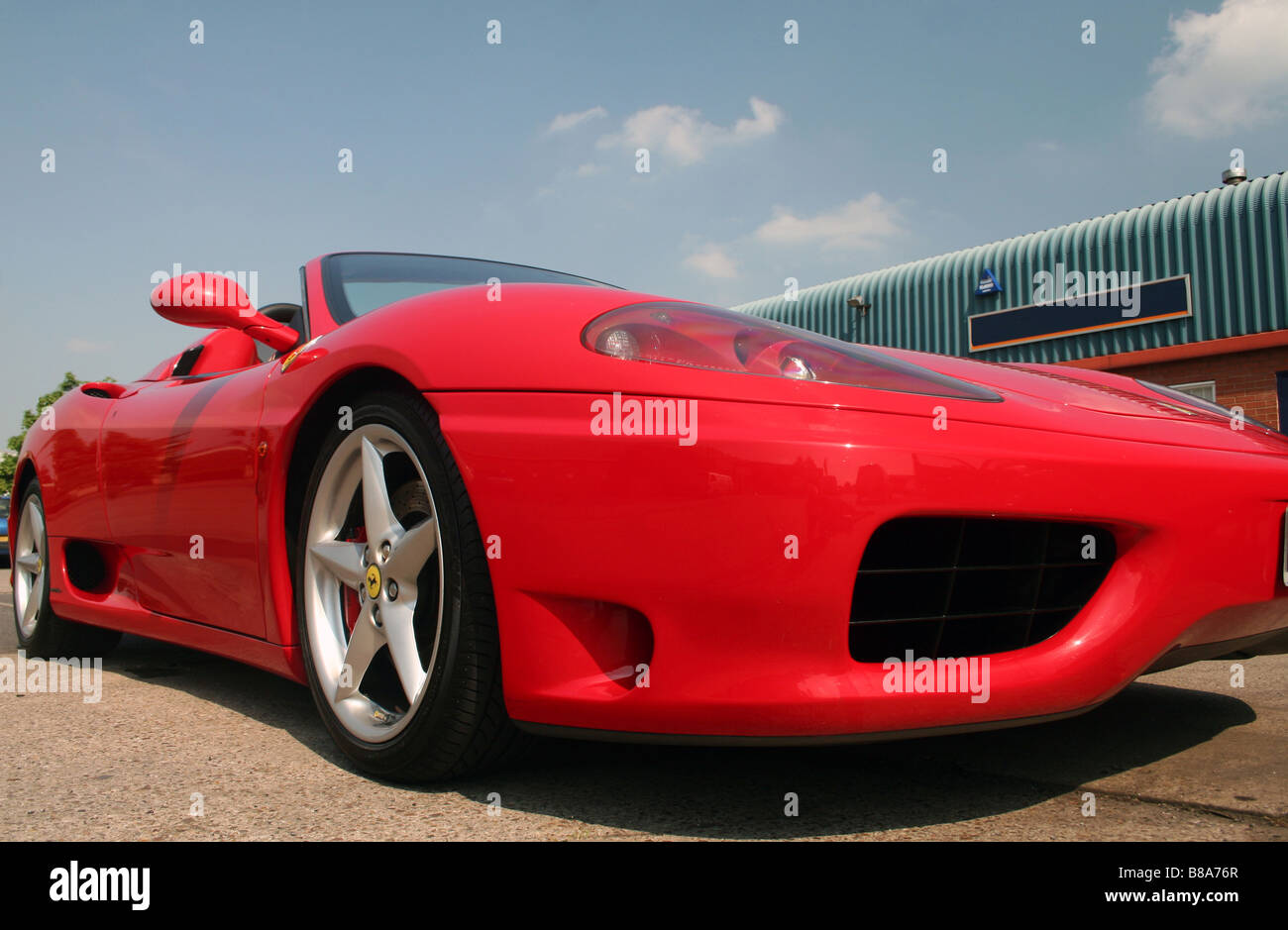 Red ferrari 360 spider hi-res stock photography and images - Alamy