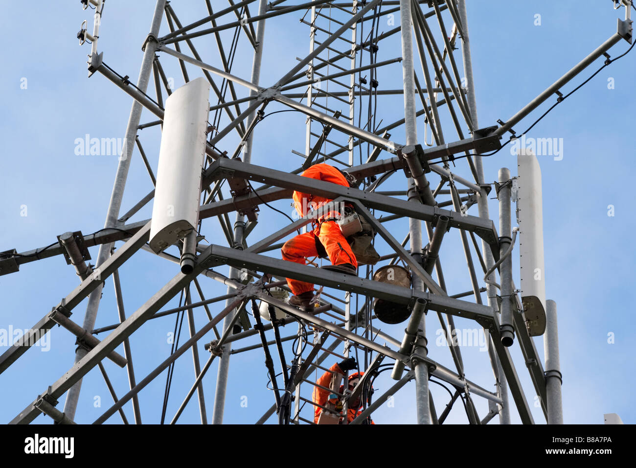Fixing his radio antenna hi-res stock photography and images - Alamy