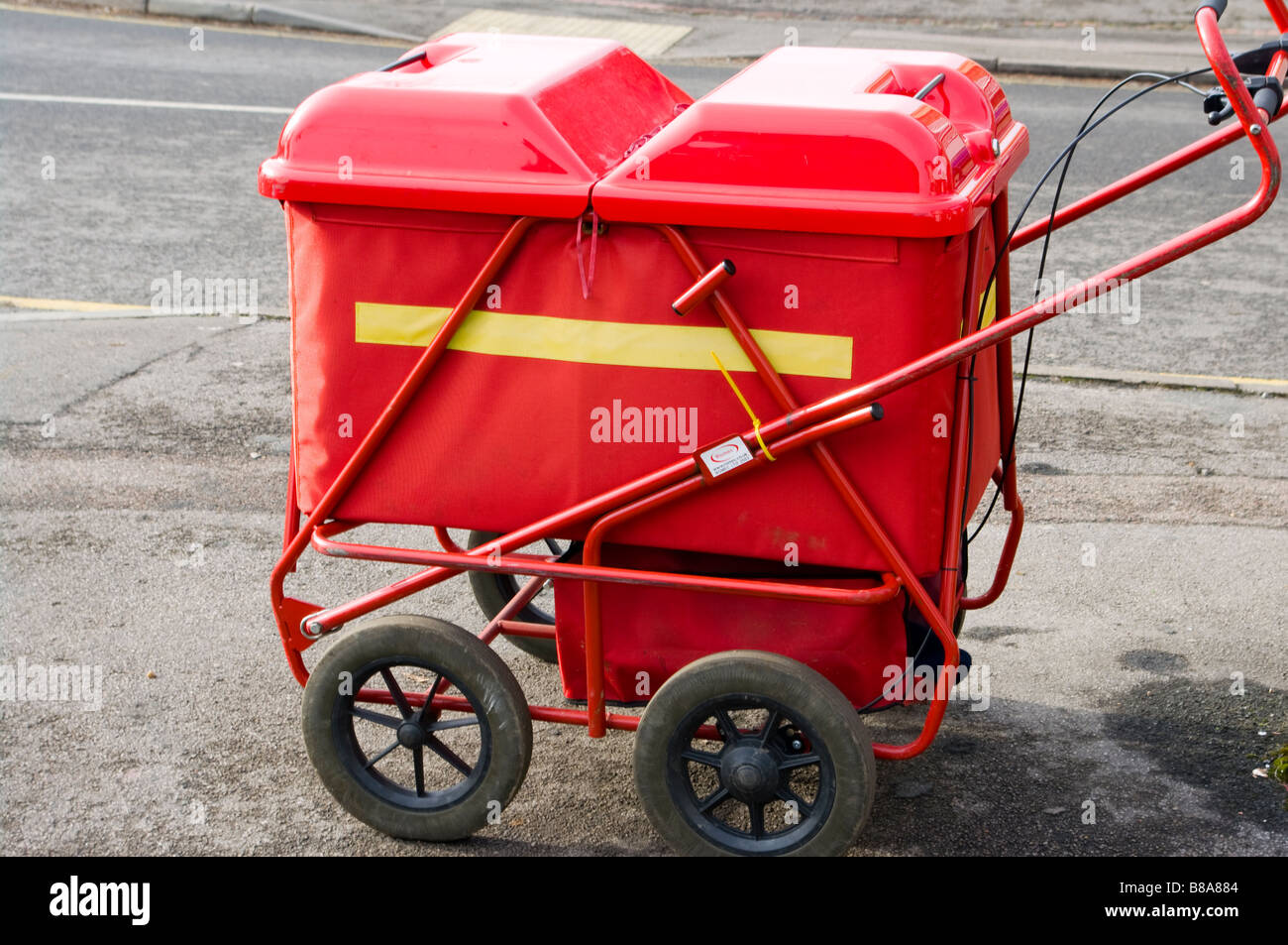 Royal mail post trolley hi-res stock photography and images - Alamy