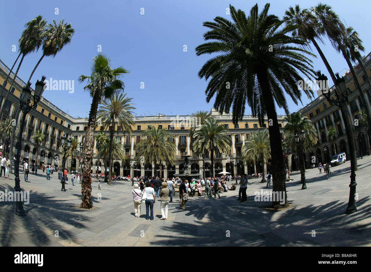 Place Reial, Barcelona, Spain Stock Photo - Alamy