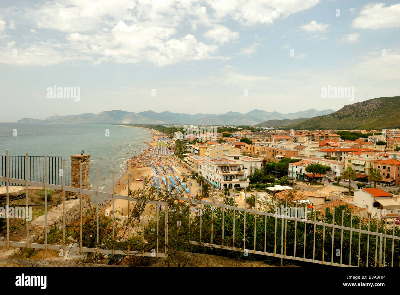 A fine view from Via Terrazzo to the La Riviera Ponente beach of the ...