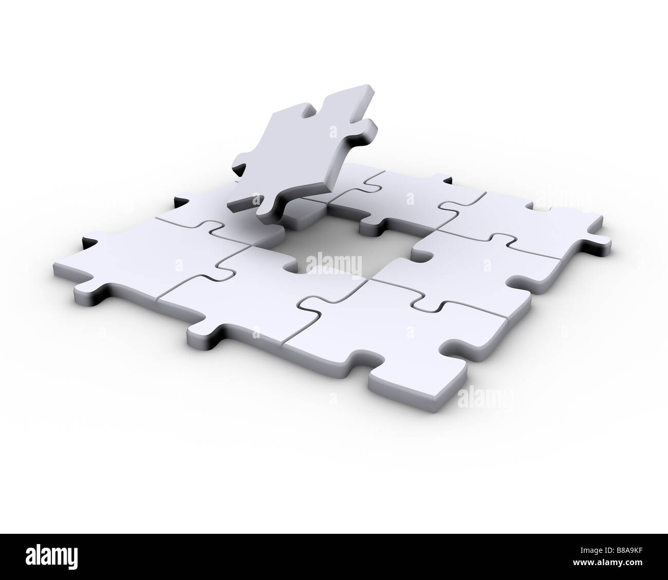 Puzzle pieces clipart Cut Out Stock Images & Pictures - Alamy