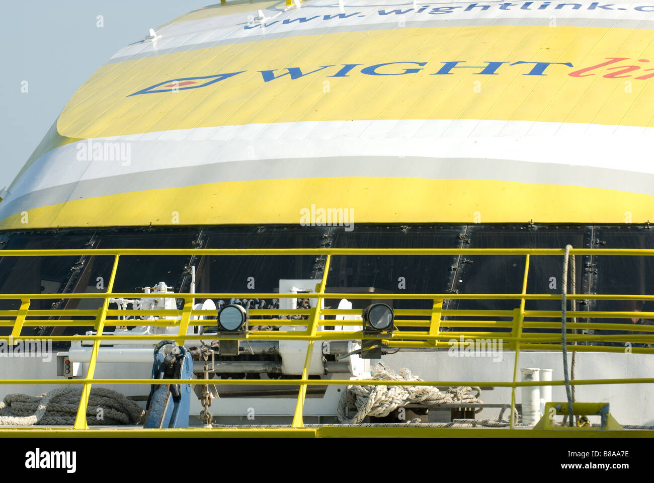 Fast Cat Passenger Ferry Boat Taking Passengers from Ryde to Portsmouth ...