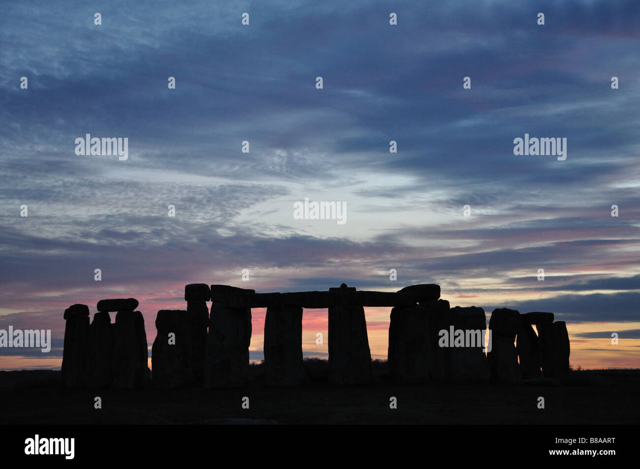 Stonehenge at sunset Stock Photo - Alamy