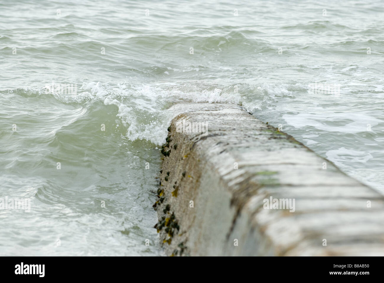 Sea defence concrete wave hi-res stock photography and images - Alamy