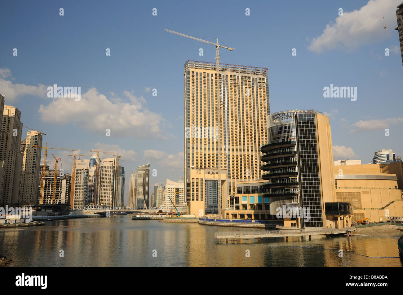 Highrise buildings at Dubai Marina, United Arab Emirates Stock Photo ...