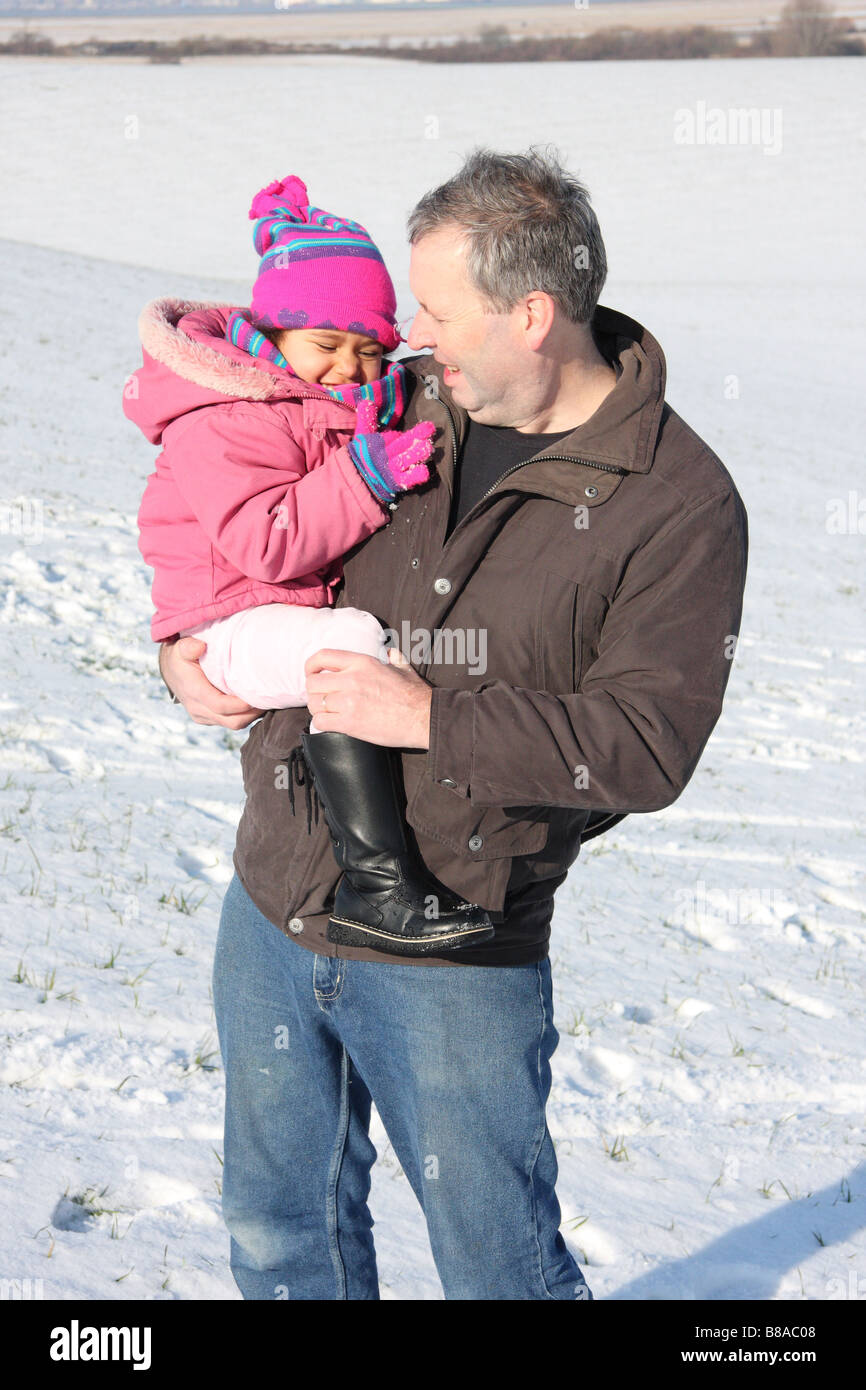 daughter white father daughter toddlerl black ethnic mixed race happy ...