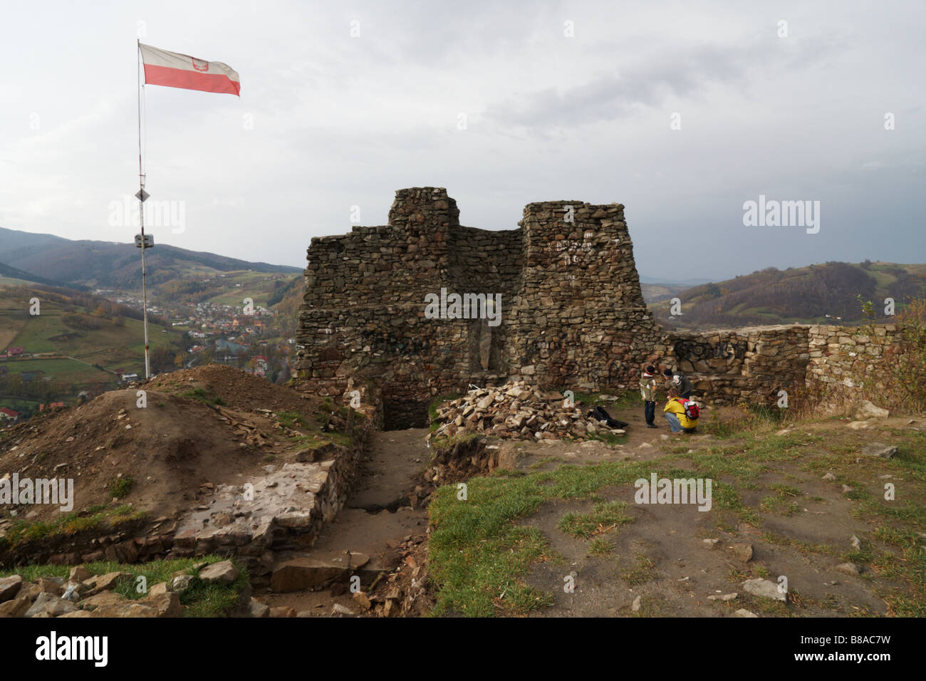 Rytro castle poland Stock Photo - Alamy