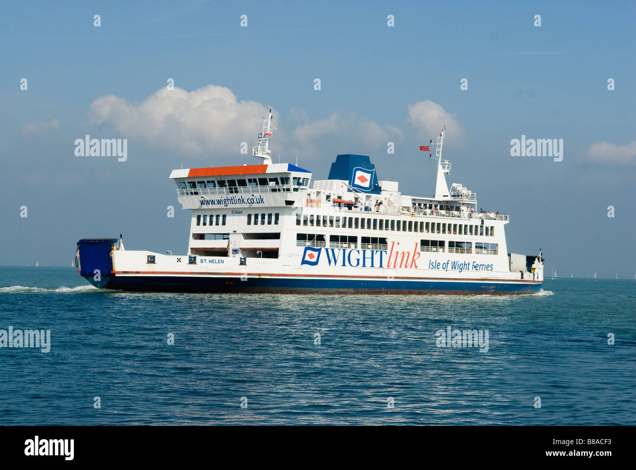 Isle of Wight ferry Stock Photo - Alamy